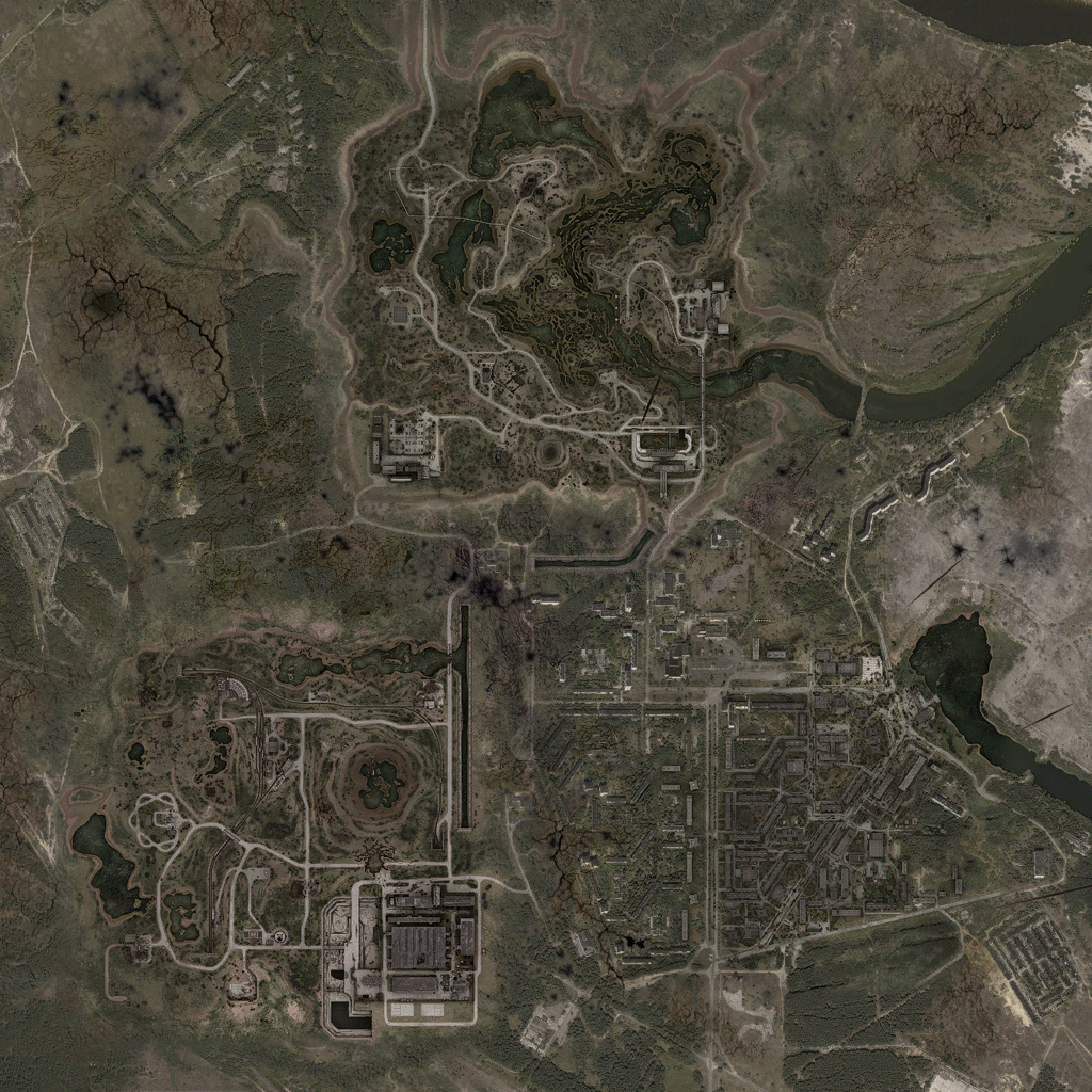 The Zone Map | S.T.A.L.K.E.R.: Call of Pripyat | AllGameMaps